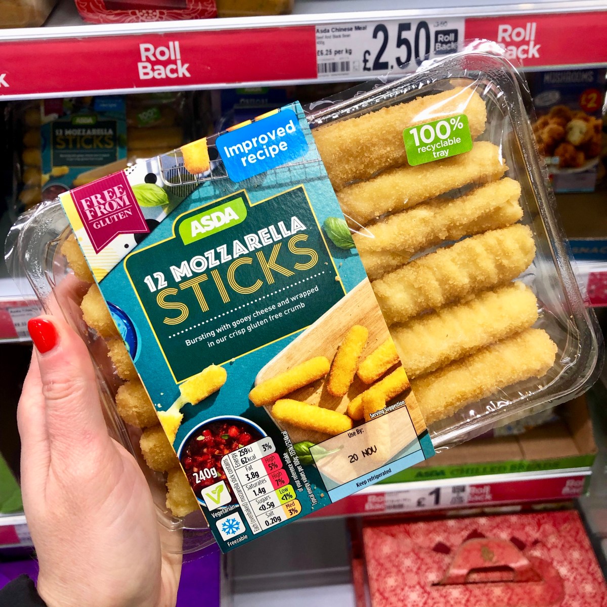 Mozzarella Sticks by Asda – The Gluten Free Suitcase